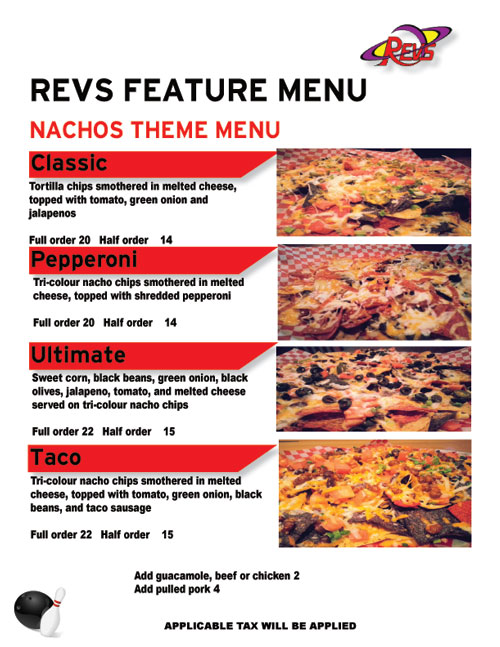 Revs Bowling Alleys Burnaby Location | Striker's Bar